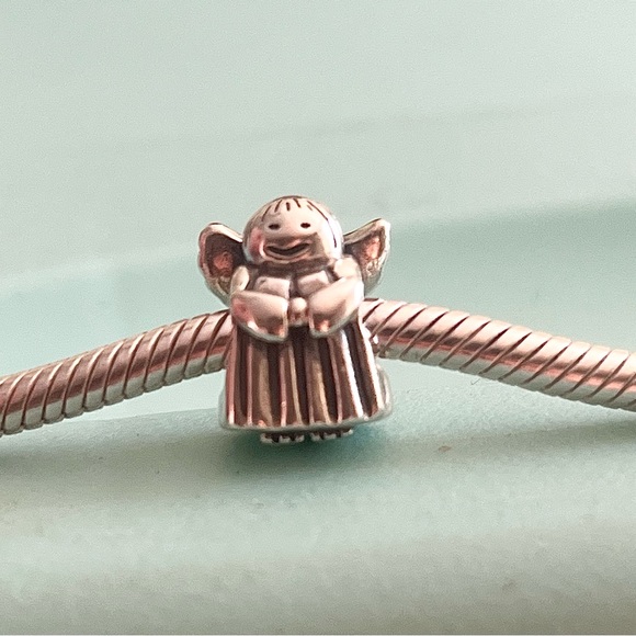 Pandora | Jewelry | Pandora Angel Bead Sterling Silver Authentic | Poshmark